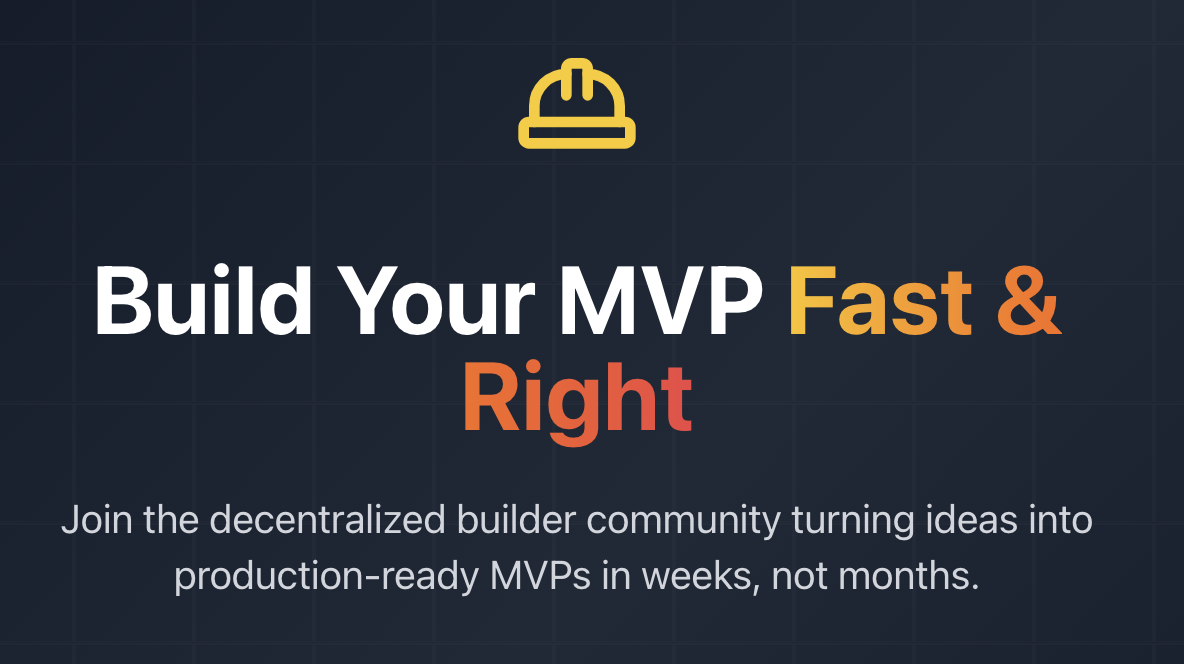 Build DAO - Fast MVP Development
